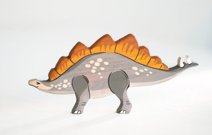 Buy Wooden Stegosaurus toy Online at Wooden Caterpillar Toys
